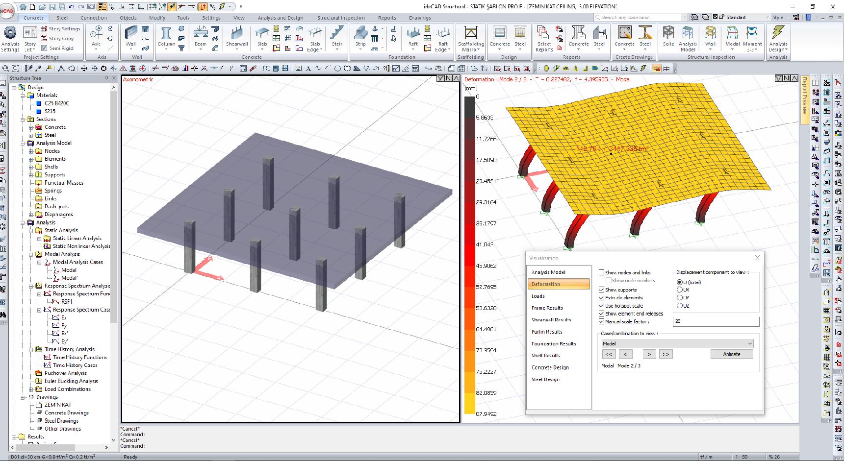 Reinforced Concrete Slab Design FEA Software | ideCAD