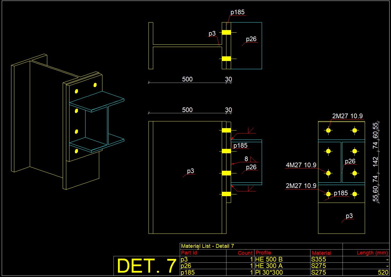 Structural Steel Connection Detailing Software | ideCAD